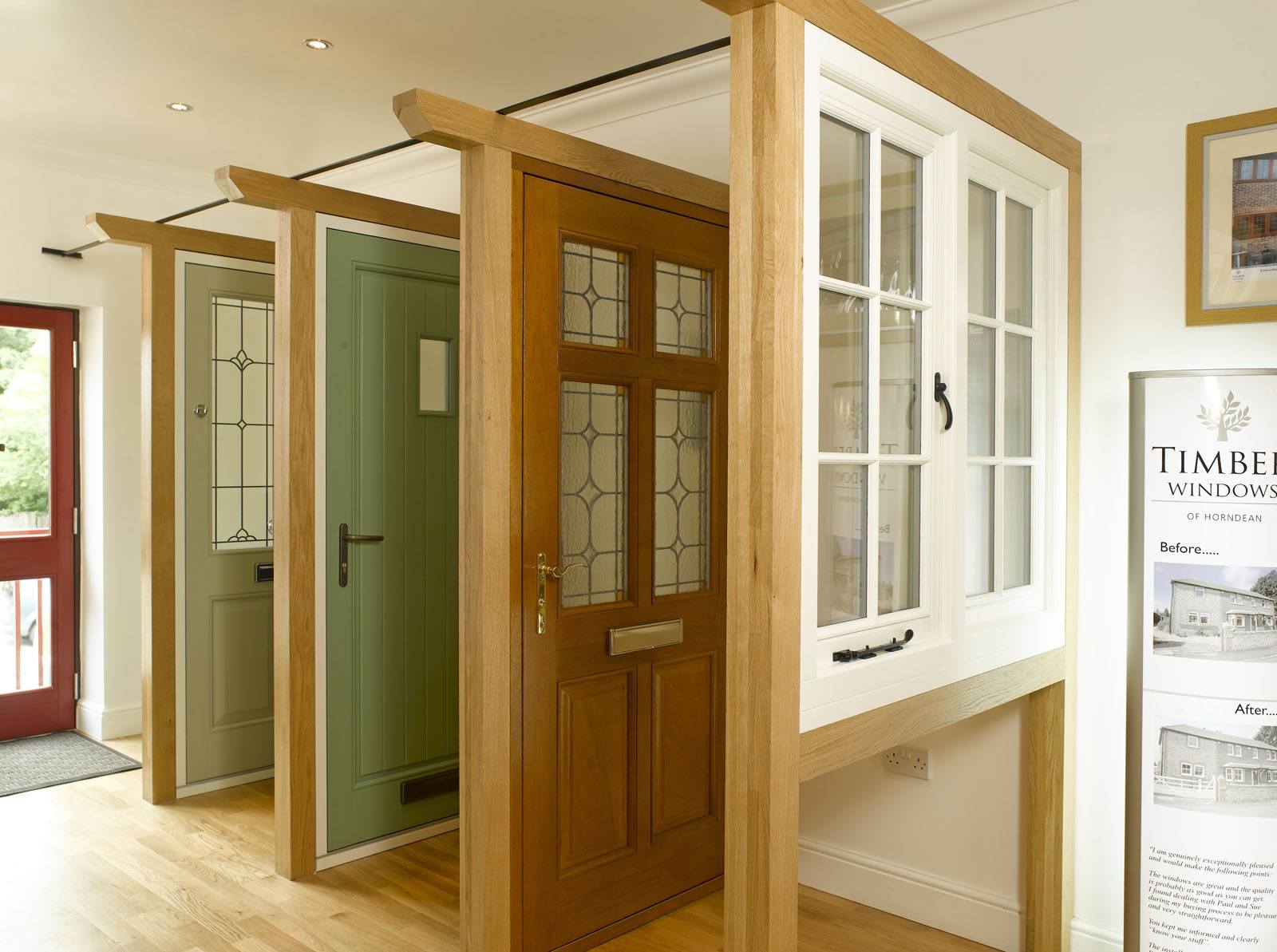 Bespoke timber windows & doors | Timber Windows | Horndean Showroom