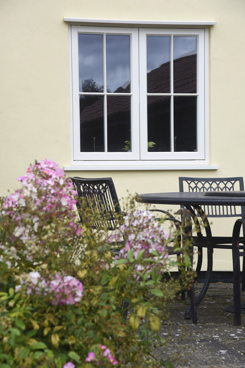 Cottage Flush Casement Windows | Aged Bronze Ironmongery | Suffolk