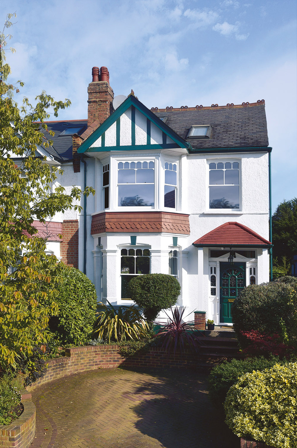 Slim Sash Windows | London | Tombstone design glazing