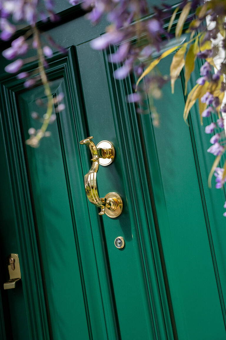 Front Door | Moss Green | Samuel Heath Hardware | Surrey